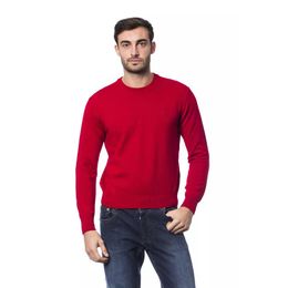 Billionaire Italienische Couture Roter Merinowollpullover f&uuml;r Herren