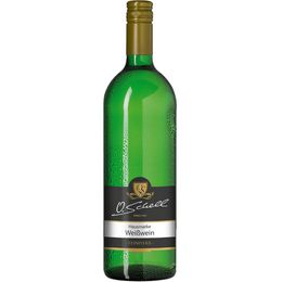 Weingut O. Schell Weingut O.Schell Hausmarke 1,0 L Cuv&eacute;e Feinherb - Ahr &ndash; Wei&szlig;wein Deutscher Wein