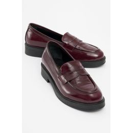 Bree Plateau Penny Leder Loafer Damen