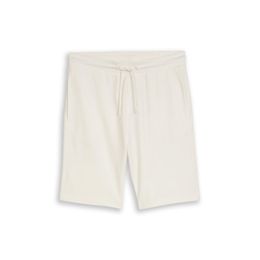 Tom Tailor Herren Regular Fit Shorts mit Kordelzug, braun, Uni, Gr. XL