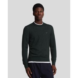 Lyle & Scott Lyle & Scott Pullover aus Merinowolle mit Rundhalsausschnitt - Schwarz