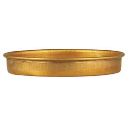 IB Laursen Kerzentablett mit Kante Gloria aus Messing H&ouml;he 1.2, &Oslash; 8 cm skandinavische Deko Online Shop