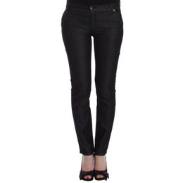 Ermanno Scervino Schwarze Slim Jeans Denim-Hosen Mit Engem Bein Stretch