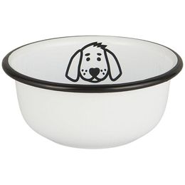 IB Laursen Fressnapf f&uuml;r Hunde Emaille &Oslash;11 x H5 cm, weiss, mini skandinavische Deko Online Shop