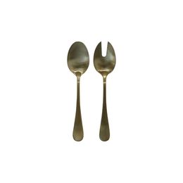 Chic Antique Salatbesteck 2er-Set Nordique L24 cm, gold skandinavische Deko Online Shop