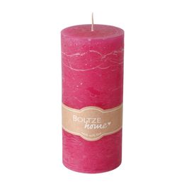 Boltze Stumpenkerze Casual 15 cm, &Oslash; 7 cm, Pink skandinavische Deko Online Shop