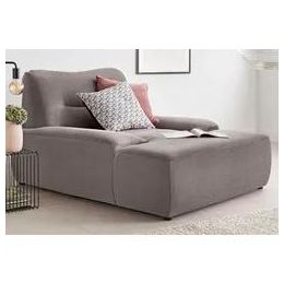 Loveseat DOMO collection "Cesena Designsessel zum Kuscheln, komfortabel Relaxen, Breite 122cm", grau (stone), B:122cm H:81cm T:151cm, Sessel, bequem und stylish, frei im Raum stellbar