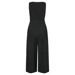 Overall Betty Barclay "Damen mit Eingrifftaschen", Damen, Gr. 48, Normalgr&ouml;&szlig;en, schwarz, Obermaterial: 86% Polyester, 14% Elasthan, figurumspielend, Rundhals, Overalls Overall, Form