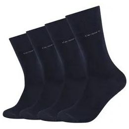 Socken Camano "bamboo 4er Pack", Damen, Gr. 39-42, blau (navy), 80% Viskose, 19% Polyamid, 1% Elasthan, uni, Socken Socken
