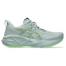 Laufschuh asics "NOVABLAST 5", Herren, Gr. 49, cold moss, light orange, Synthetik, Schuhe Laufschuh, mit Engineered Jacquard Mesh-Obermaterial, mit FF BLAST MAX Foam