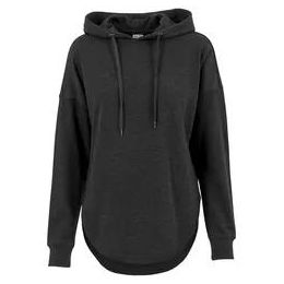 Rundhalspullover Urban Classics "Urban Classics Damen Ladies Oversized Terry Hoody", Damen, Gr. XS, charcoal, 100% Baumwolle, unifarben, oversize, ohne Ausschnitt, Pullover Rundhalspullover