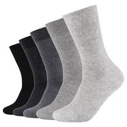 Socken s.Oliver "5er Pack", Damen, Gr. 35-38, schwarz mix, 57% Baumwolle, 39% Polyester, 3% Polyamid, 1% Elasthan, uni, Socken Socken