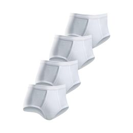 Clipper Slip Herren Gr&ouml;&szlig;e M/L graumeliert / wei&szlig;