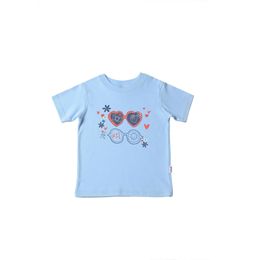 LILIPUT Shirt boy size 74/80 Navy / Light blue / Pastel red