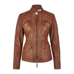 7eleven Lederjacke 'SEKandi' Damen Gr&ouml;&szlig;e L chamois Sommerjacke