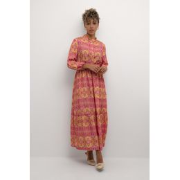 Cream Kleid A-shape pink