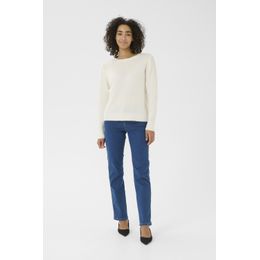 Kaffe Strickpullover Regular fit white