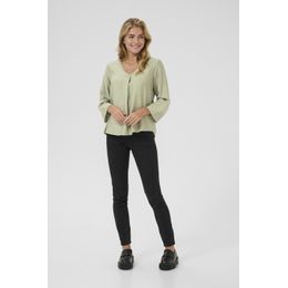 Kaffe Langarm-Bluse Regular fit Desert Sage CC light green