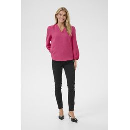Kaffe Langarm-Bluse Regular fit Beetroot Purple CC pink