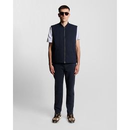 Lyle & Scott Lyle & Scott Chinohose mit geradem Bein &ndash; Marineblau