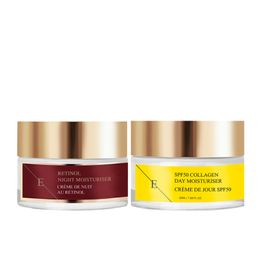 Retinol Nachtfeuchtigkeitspflege 50ml + SPF 50 Kollagen Tagescreme 50ml