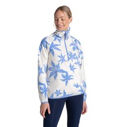 Craghoppers - "Reedmace" Fleece-Oberteil f&uuml;r Damen, mit halbem Rei&szlig;verschluss (Immergr&uuml;n Blau)