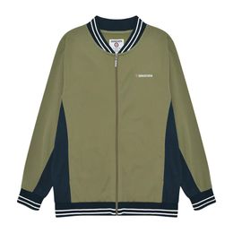 Lambretta - "Vintage" Jacke f&uuml;r Herren (Khakigr&uuml;n/Dunkel-Marineblau/Wei&szlig;)