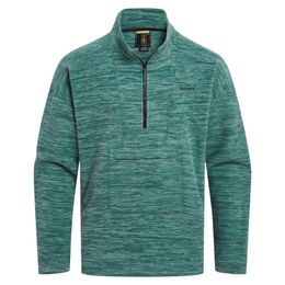 Craghoppers - "Esk II" Fleece-Oberteil f&uuml;r Herren, mit halbem Rei&szlig;verschluss (Mosaikgr&uuml;n)