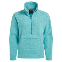 Craghoppers - "Esk II" Fleece-Oberteil f&uuml;r Damen, mit halbem Rei&szlig;verschluss (Glasiger Aquamarin)