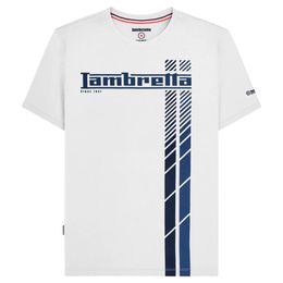 Lambretta - T-Shirt f&uuml;r Herren (Wei&szlig;/Marine/Dunkelblau)