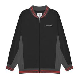 Lambretta - "Vintage" Jacke f&uuml;r Herren (Schwarz/Eisen/Rot)