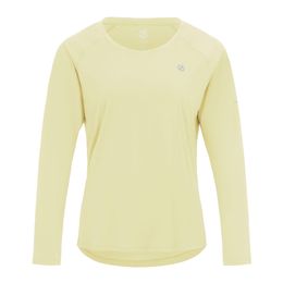 Dare 2b - "Serenity" T-Shirt f&uuml;r Damen, Lang&auml;rmlig (Wachsgelb)