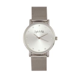 Sophie & Freda Savannah Mesh-Armbanduhr mit Swarovski-Kristallen