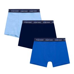 Ellesse - "Muxel888" Boxershorts f&uuml;r Herren (3er-Pack) (Marine/Blau/Hellblau)