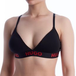 BOSS Damen Elastischer Bralette-BH mit Logo-Band 50525383