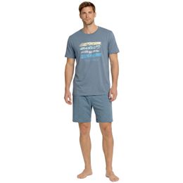 Herren Sommer Kurz Baumwoll Pyjamas KL30000