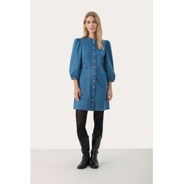 PART TWO Kleid Feminine Form blue