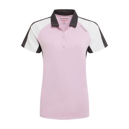 Craghoppers - "Hazelmere" Poloshirt f&uuml;r Damen, Nosilife, Emblem, kurz&auml;rmlig (Orchidee/Wei&szlig;)