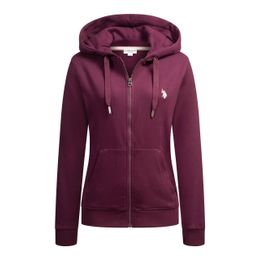 U.S. Polo Assn. Damen Sweatjacke USRubyy aus Baumwoll-Polyester-Mix