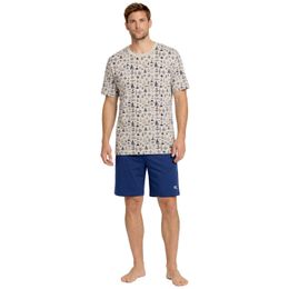Herren Sommer Kurzarm Baumwollpyjamas KL30000