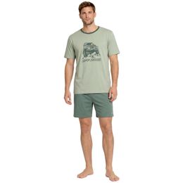 Herren Sommer Kurze Baumwoll-Pyjamas KL30000