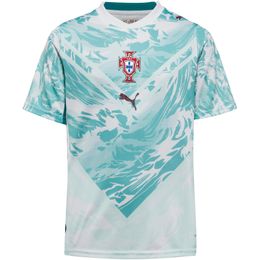 Puma WM 2026 Portugal Ausw&auml;rts Teamtrikot Kinder - Gr&ouml;&szlig;e 164 - wei&szlig;