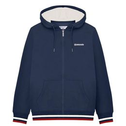 Lambretta - Hoodie mit durchgehendem Rei&szlig;verschluss f&uuml;r Herren (Marine/Jetstream Blau/Rot)