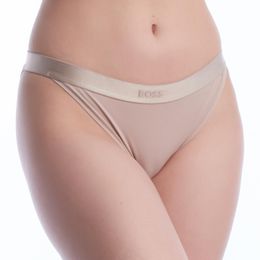 BOSS Damen Elastische Baumwollslips mit Logo 50520399