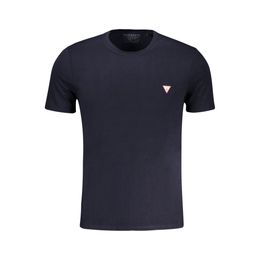 Guess Jeans Blaues Bio-Baumwoll-Herren-T-Shirt