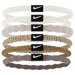 Nike - "Flex" Haarband (6er-Pack) (Wei&szlig;/Grau/Braun/Beige)
