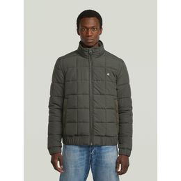 G-Star Raw Outdoorjacke G-STAR "Meefic Quilted Jacke", Herren, Gr. XL, asfalt, Obermaterial: 100% Polyester, Jacken Outdoorjacke
