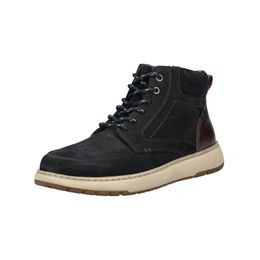 Sneaker Josef Seibel "Josef Seibel Sneaker Leder", Herren, Gr. 45, dunkelblau, Leder, Schuhe Sneaker