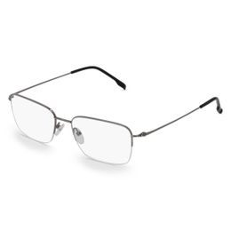 Fielmann BD 453 CL Brille Herren | Fassung: Halbrand, Quadratisch, Silber