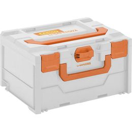 CEMO Akku-Systembrandschutzbox Li-SAFE, f&uuml;r Lagerung und Transport, Modell 2-S, LxBxH 400 x 300 x 215 mm, ab 2 Stk
